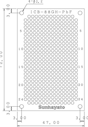 サンハヤト 小型ユニバーサル基板 ICB-88GH-PbFなどを取扱中。岡本無線電機の通販サイト「E-JUNCTION」なら機能的な商品を品番・メーカー・カテゴリで探せます。