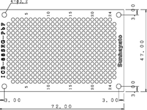 サンハヤト 小型ユニバーサル基板 ICB-88SEG-PbFなどを取扱中。岡本無線電機の通販サイト「E-JUNCTION」なら機能的な商品を品番・メーカー・カテゴリで探せます。